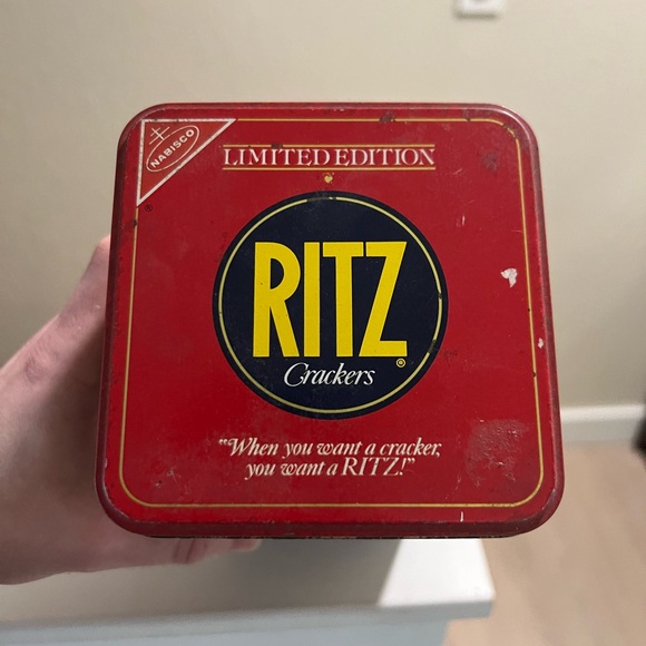 Nabisco | Other | Vintage 98s Limited Edition Ritz Crackers Tin | Poshmark